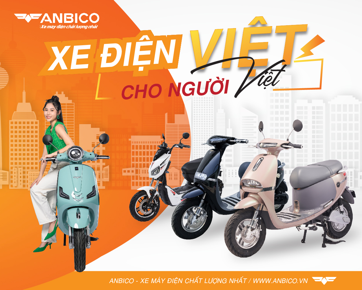 Vì sao Anbico luôn là thương hiệu xe máy điện được khách hàng lựa chọn ...